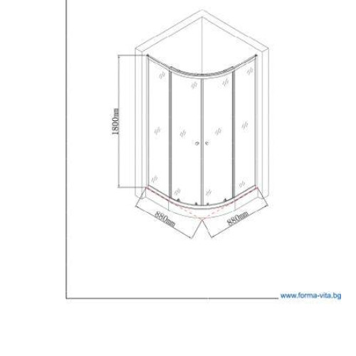 Обикновени душ кабини : Овална ...